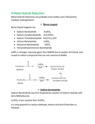 Most Important Reactions Mechanism of Organic Chemistry | PDF
