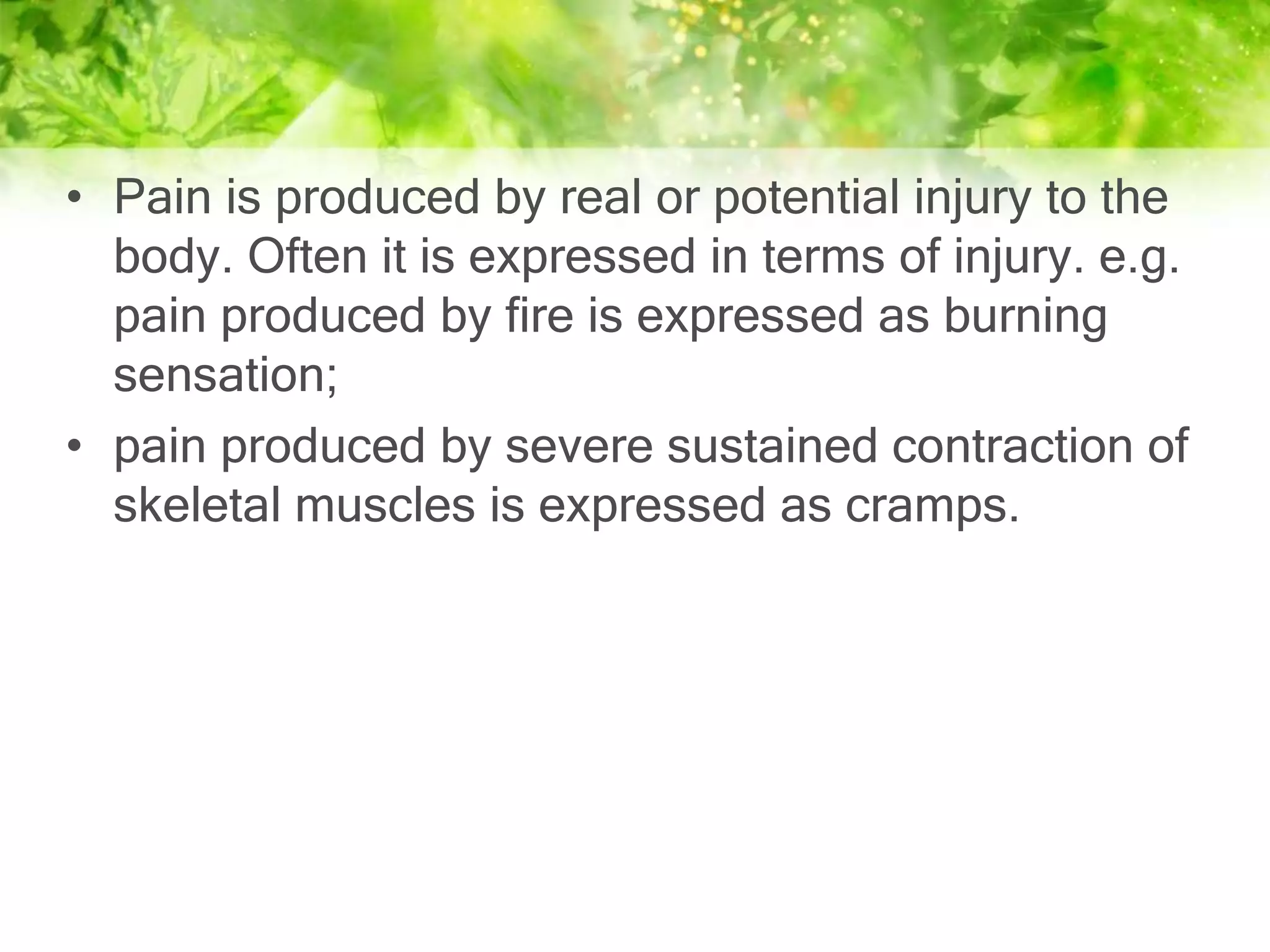 Mechanism of pain | Analgesic system | Pain Physiology | PPTX