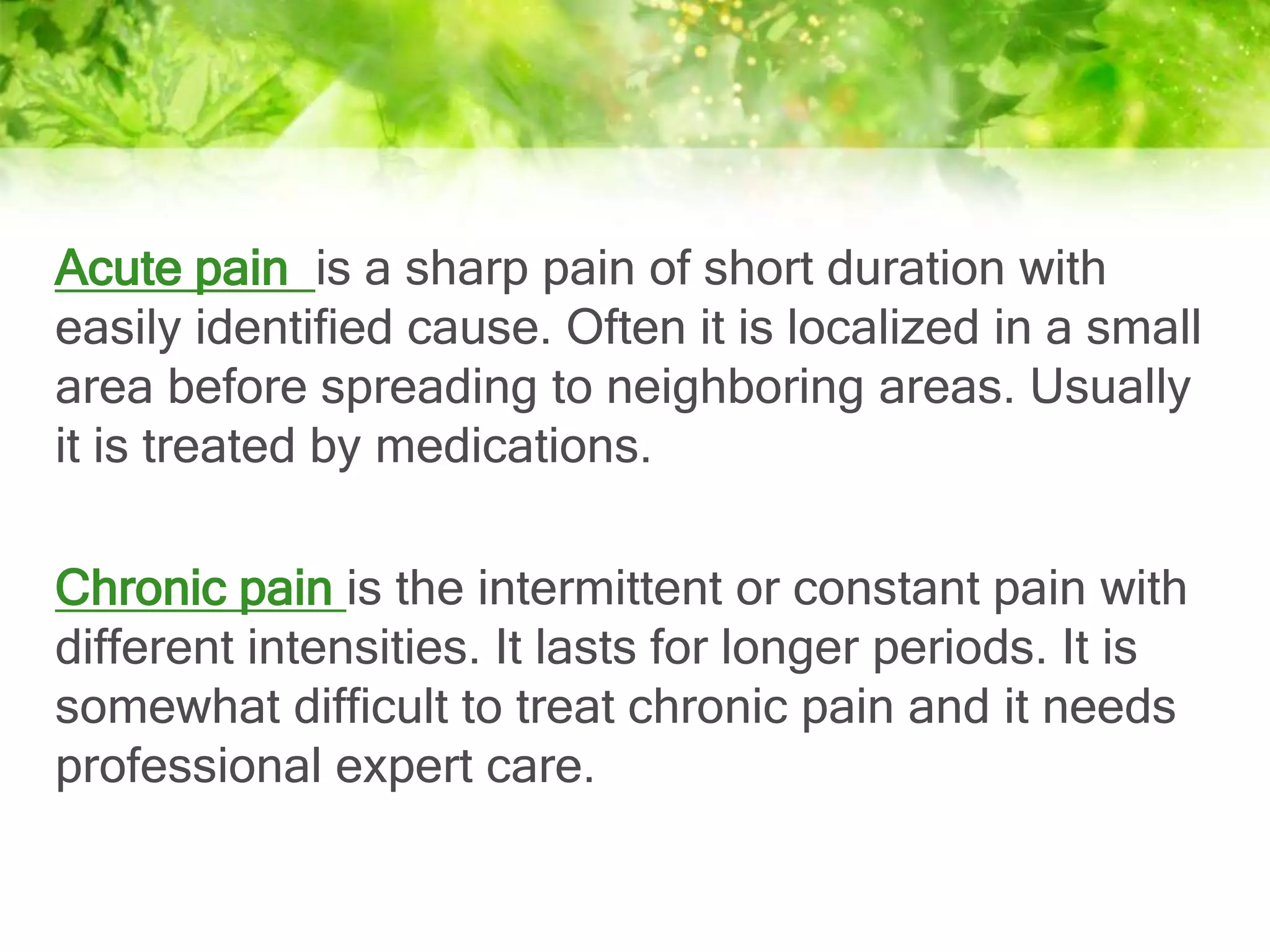 Mechanism of pain | Analgesic system | Pain Physiology | PPTX