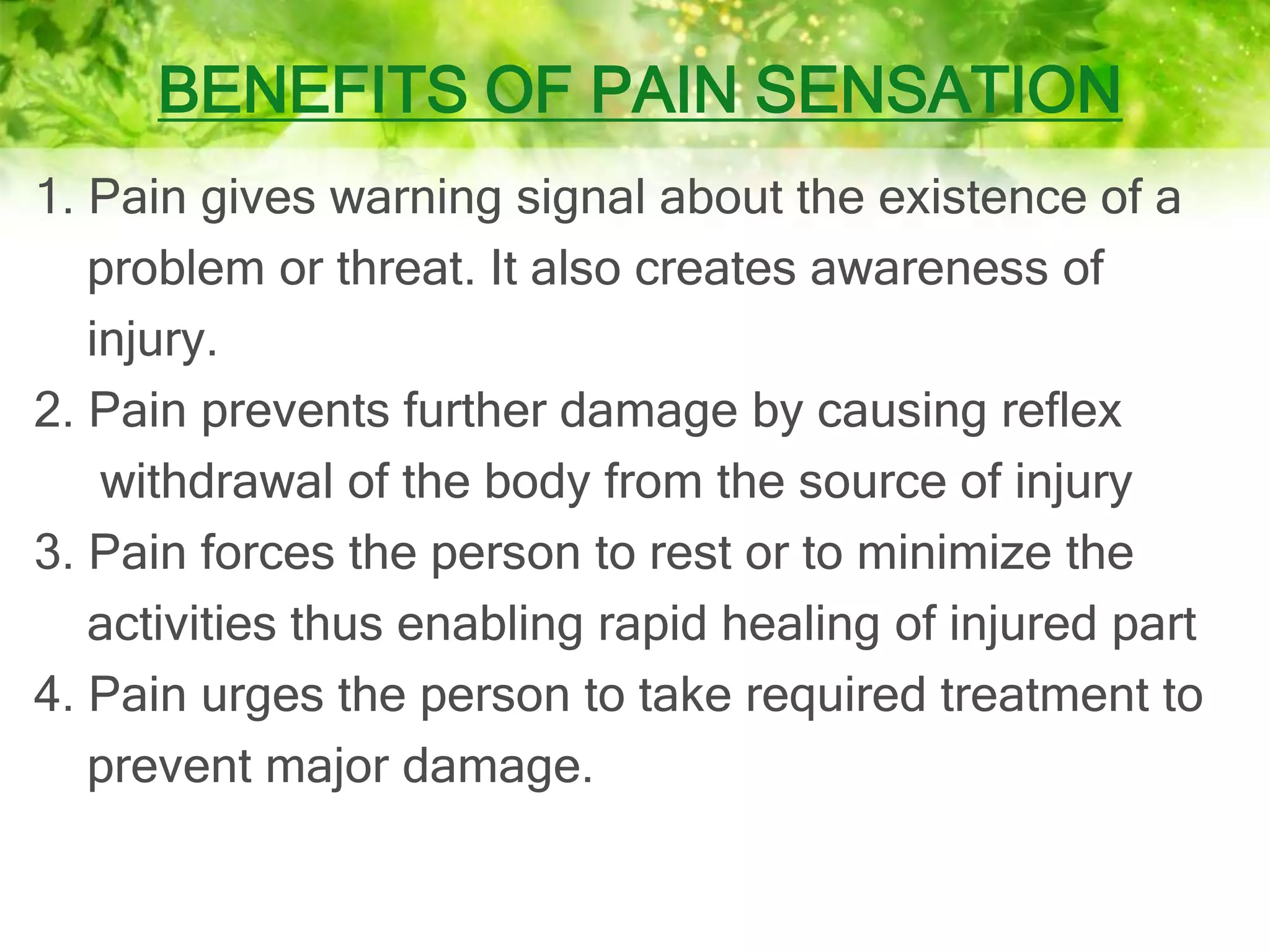 Mechanism of pain | Analgesic system | Pain Physiology | PPTX