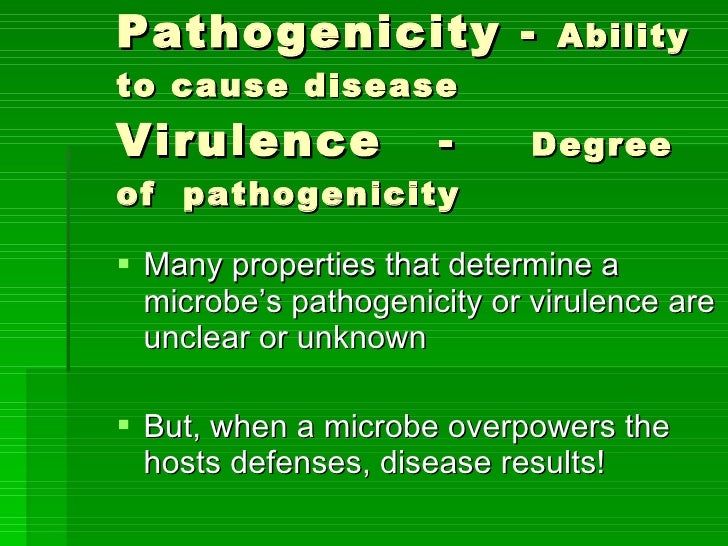 Non Pathogenic Meaning