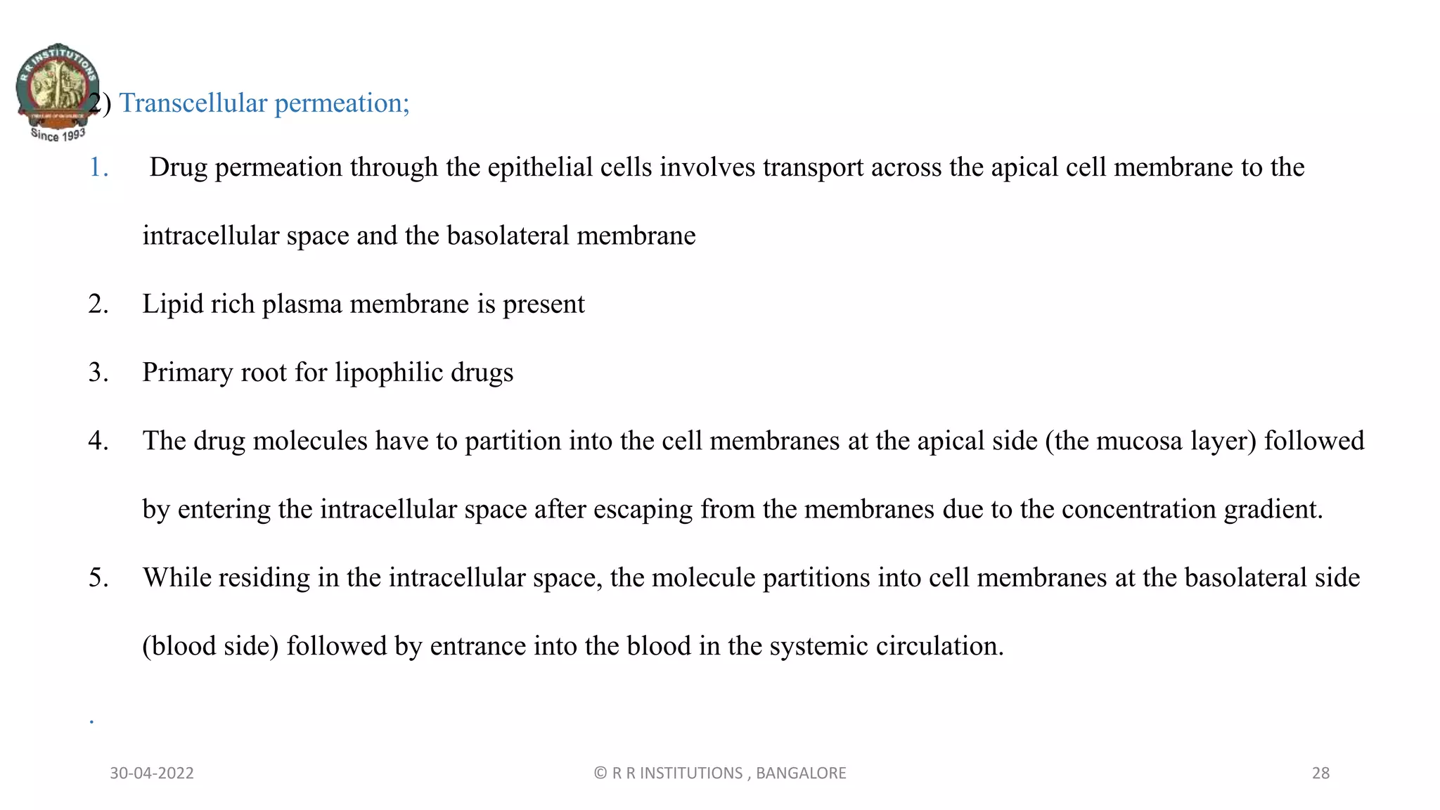 MECHANISM OF PERMEATION OF DRUG IN BUCCAL DRUG DELIVERY SYSTEM.pptx