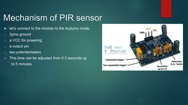 Mechanism of PIR sensor | PPTX | Internet of Things | Internet