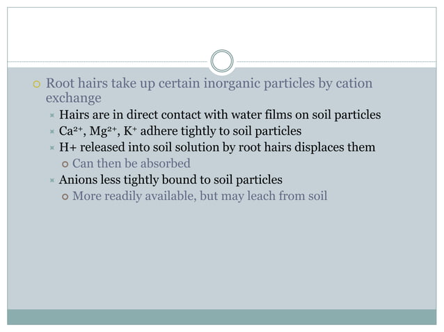 Mechanism of plant nutrient absorption by plant root and plant tissue ...