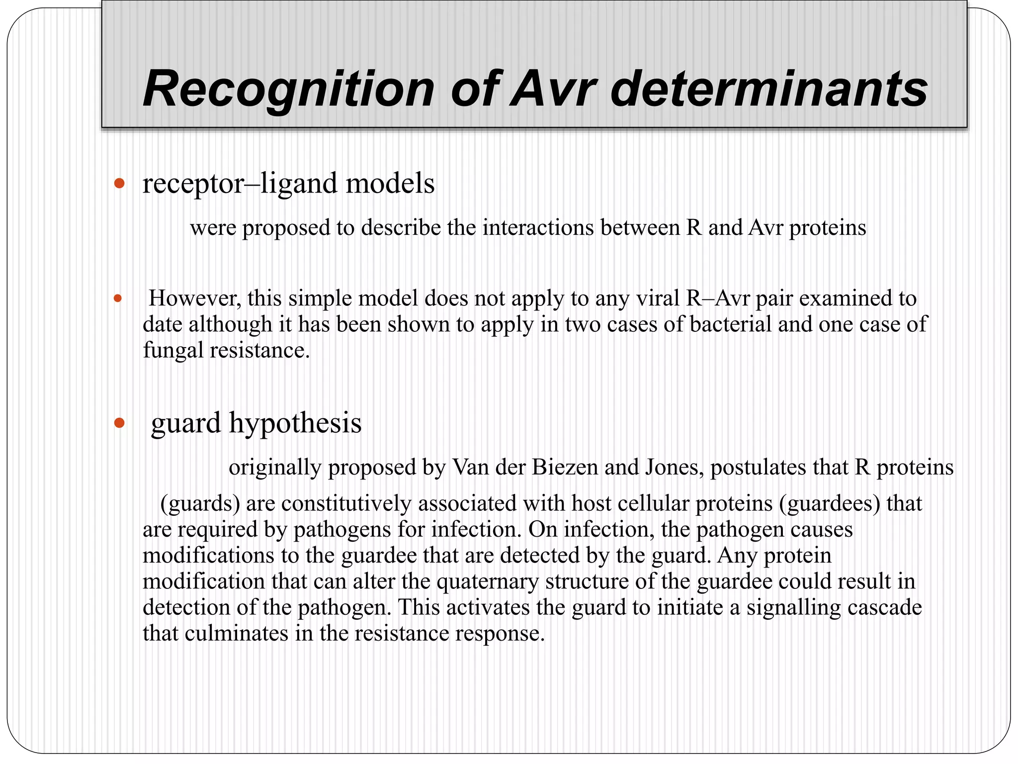 Mechanism of plant resistance to viruses | PPTX