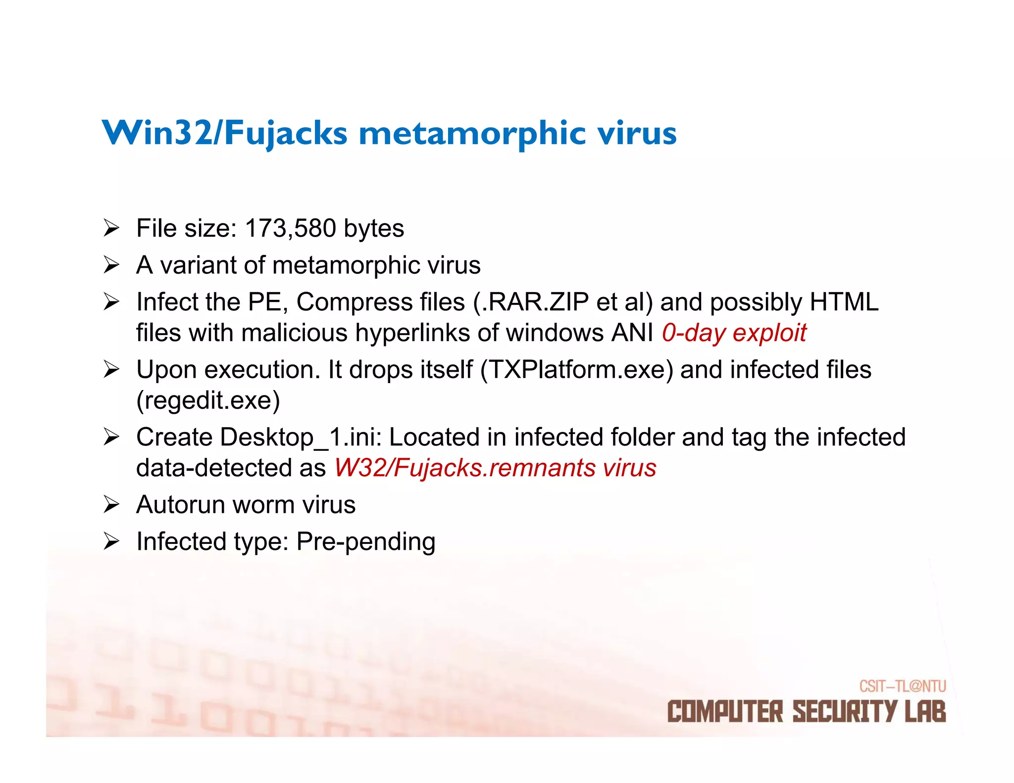Mechanism Of Polymorphic And Metamorphic Virus | PDF