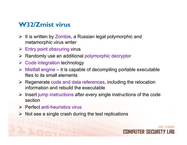 Mechanism Of Polymorphic And Metamorphic Virus | PDF