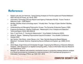 Mechanism Of Polymorphic And Metamorphic Virus | PDF