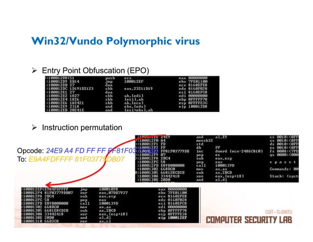 Mechanism Of Polymorphic And Metamorphic Virus | PDF