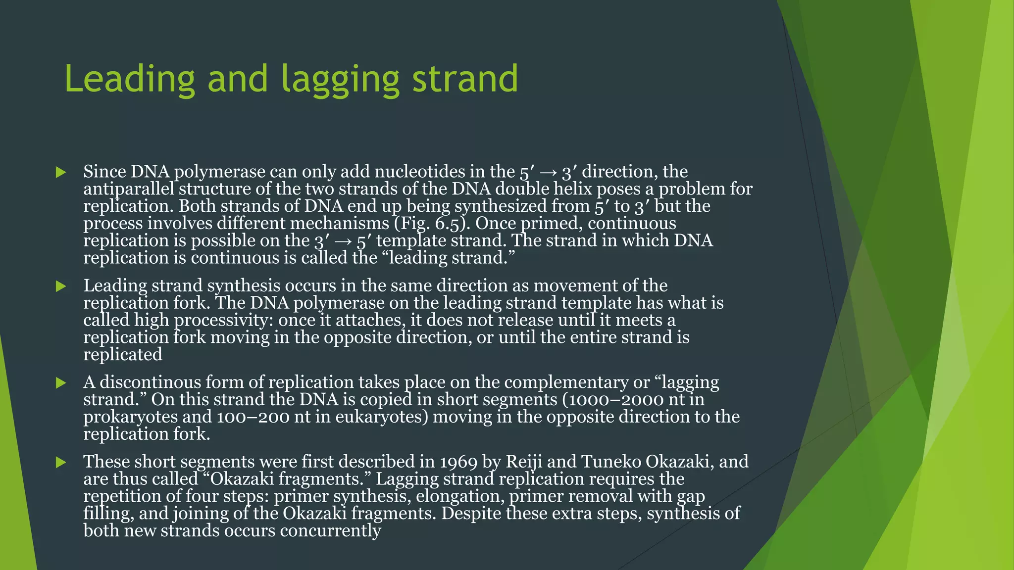 Mechanism of replication | PPTX