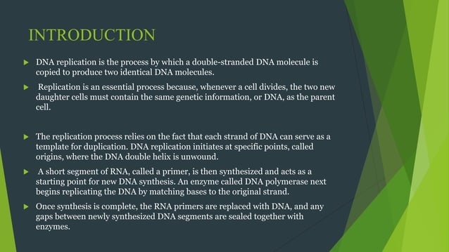 Mechanism of replication | PPTX | Biological Sciences | Science