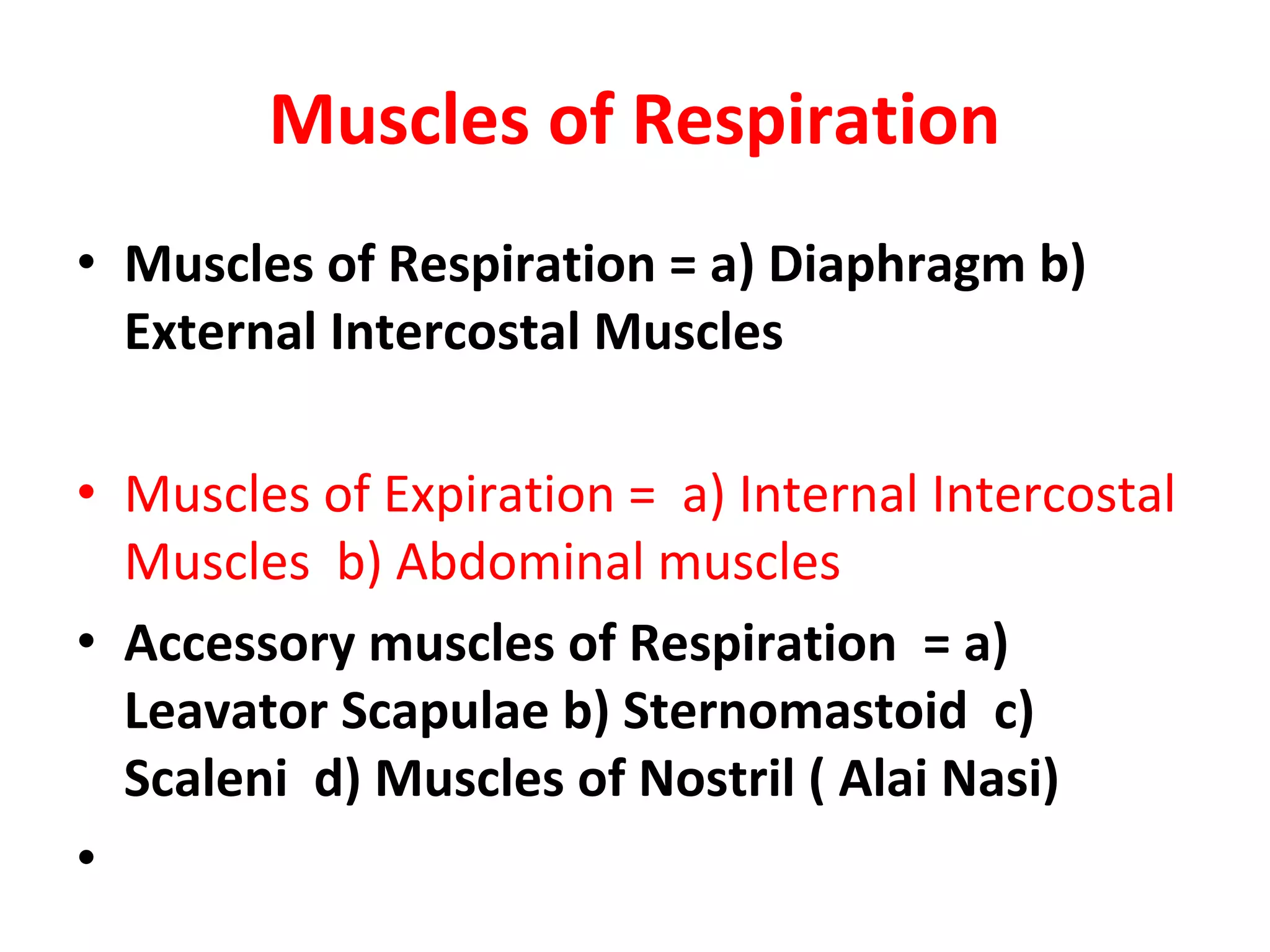 Mechanism of respiration | PDF