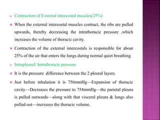 Mechanism of respiration | PPTX