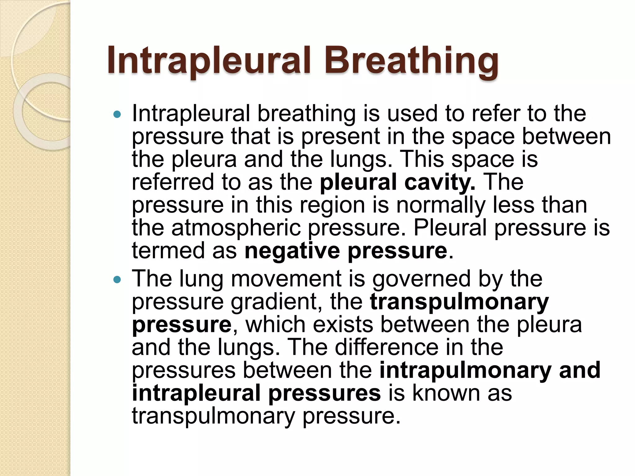 Mechanism of respiration | PPTX