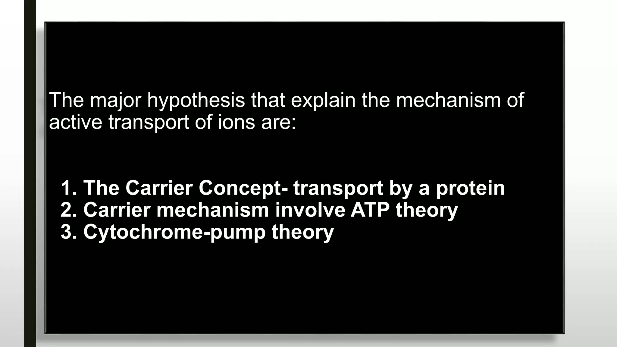 Mechanism of salt absorption and active absorption | PPTX