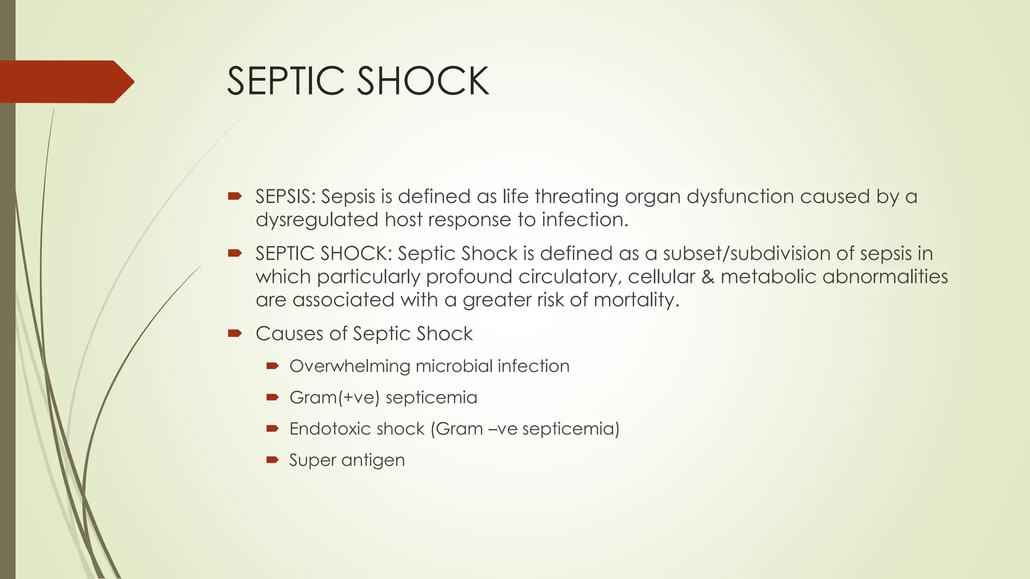 Mechanism of Septic Shock medical/medicine | PDF