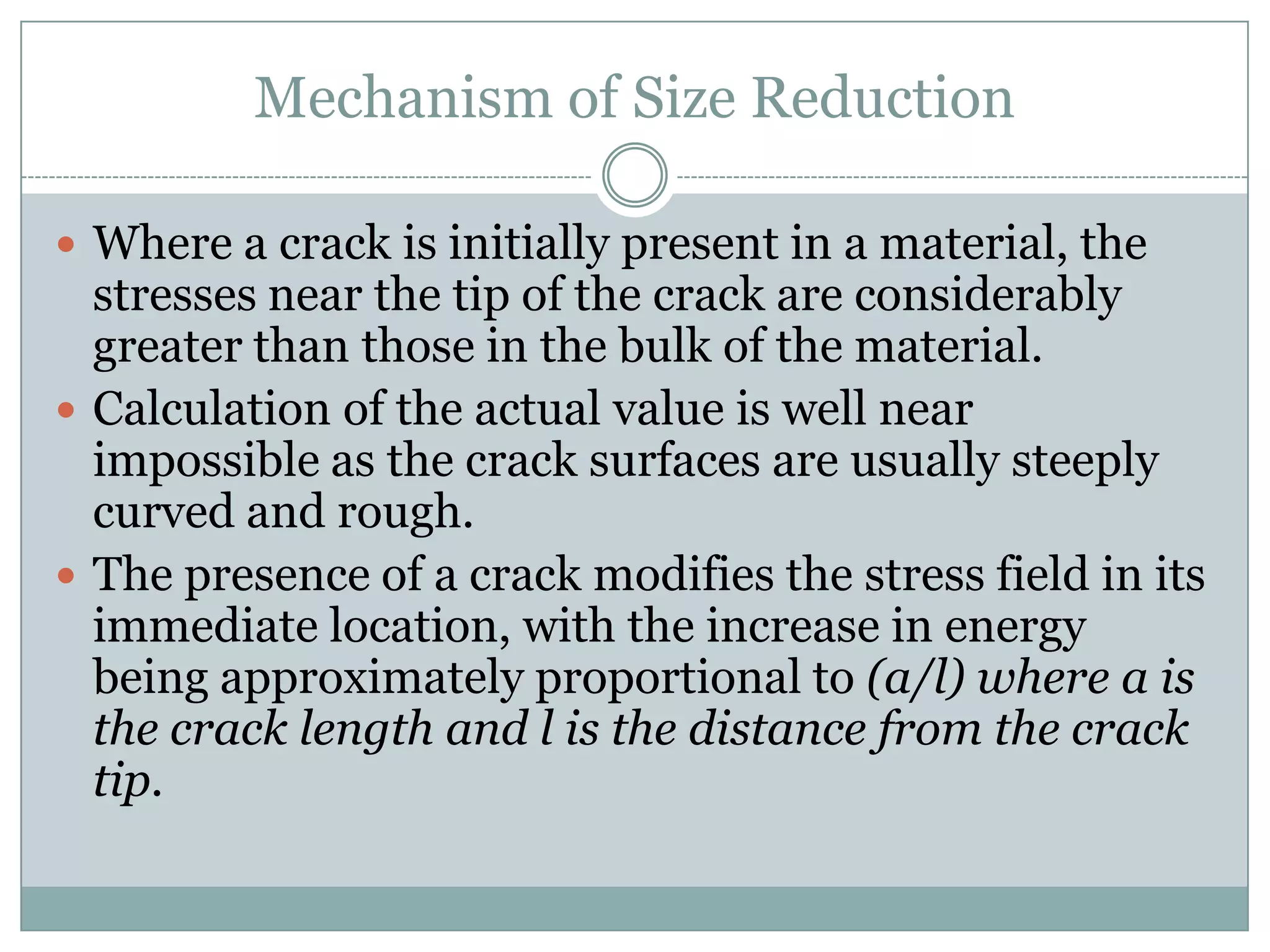 Mechanism of size reduction | PPTX