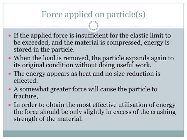 Mechanism of size reduction | PPTX
