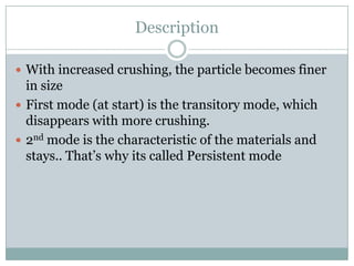 Mechanism of size reduction | PPTX
