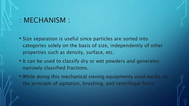 Mechanism of size seperation.pptx