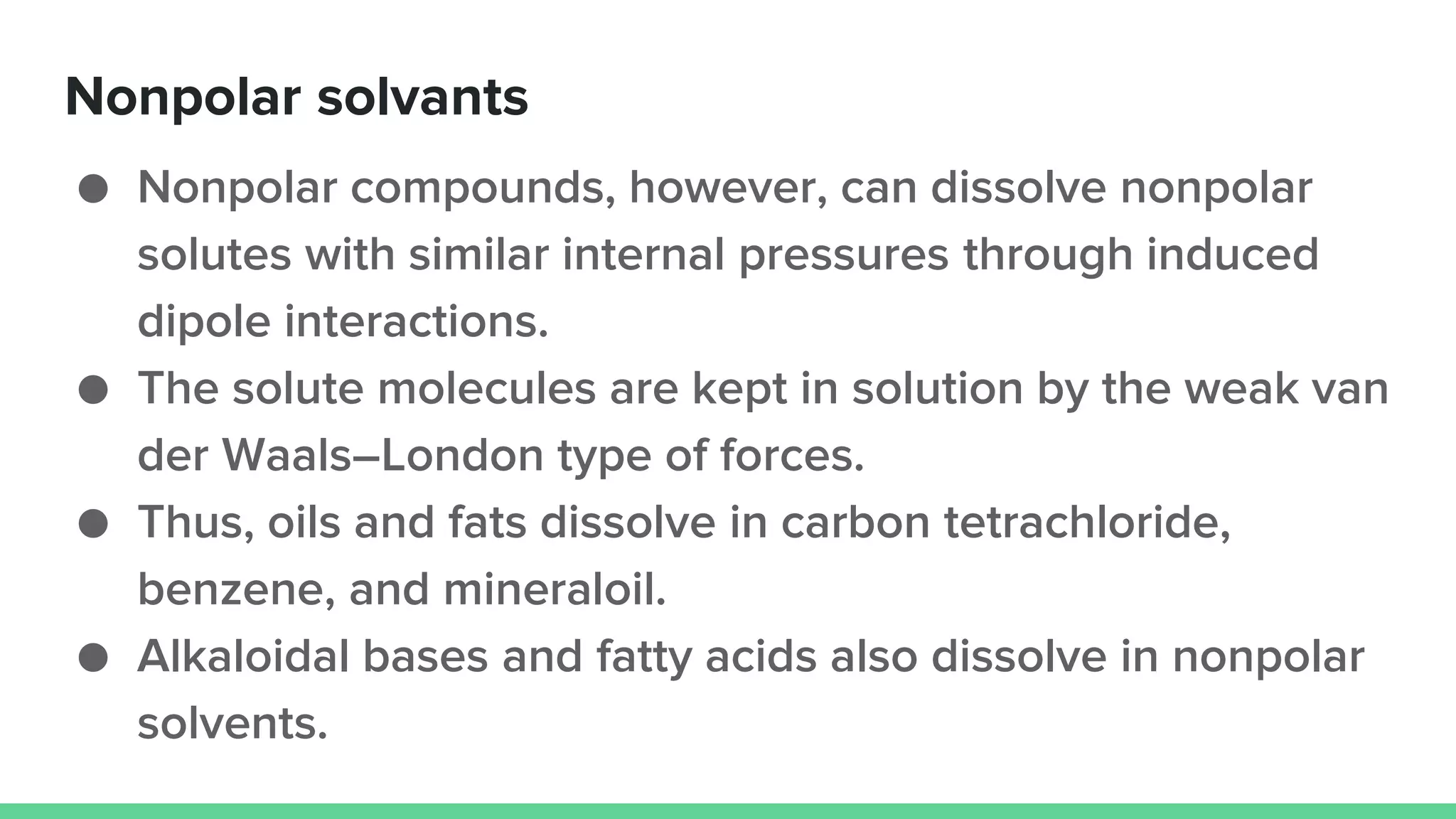 Mechanism of solute solvent interaction | PPTX