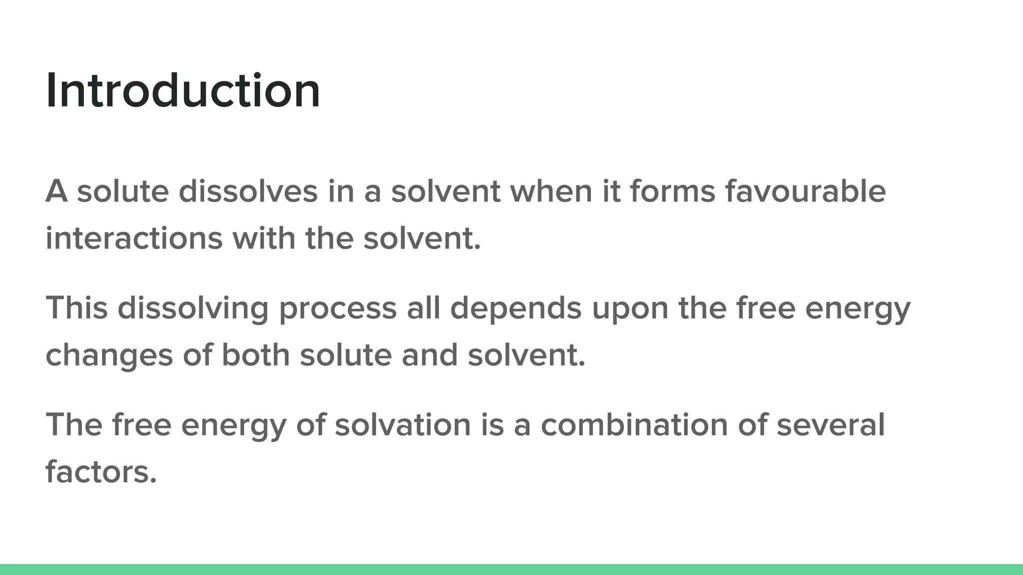 Mechanism of solute solvent interaction | PPTX