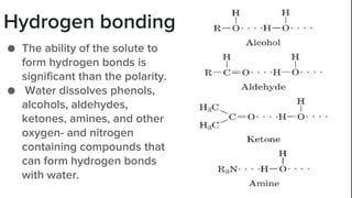 Mechanism of solute solvent interaction | PPTX