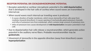 MECHANISM OF SOUND RECEPTION AND HEARING.pptx