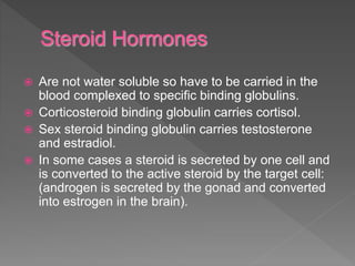 Mechanism of steroid hormone action | PPTX