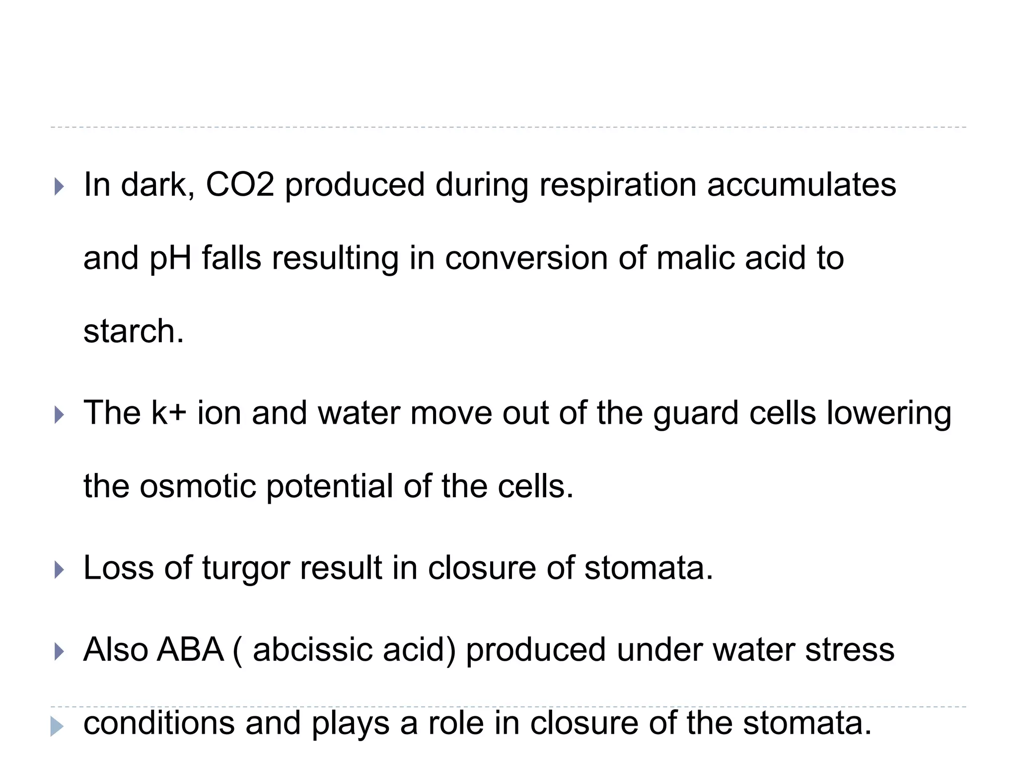 Mechanism of stomatal regulation | PPTX