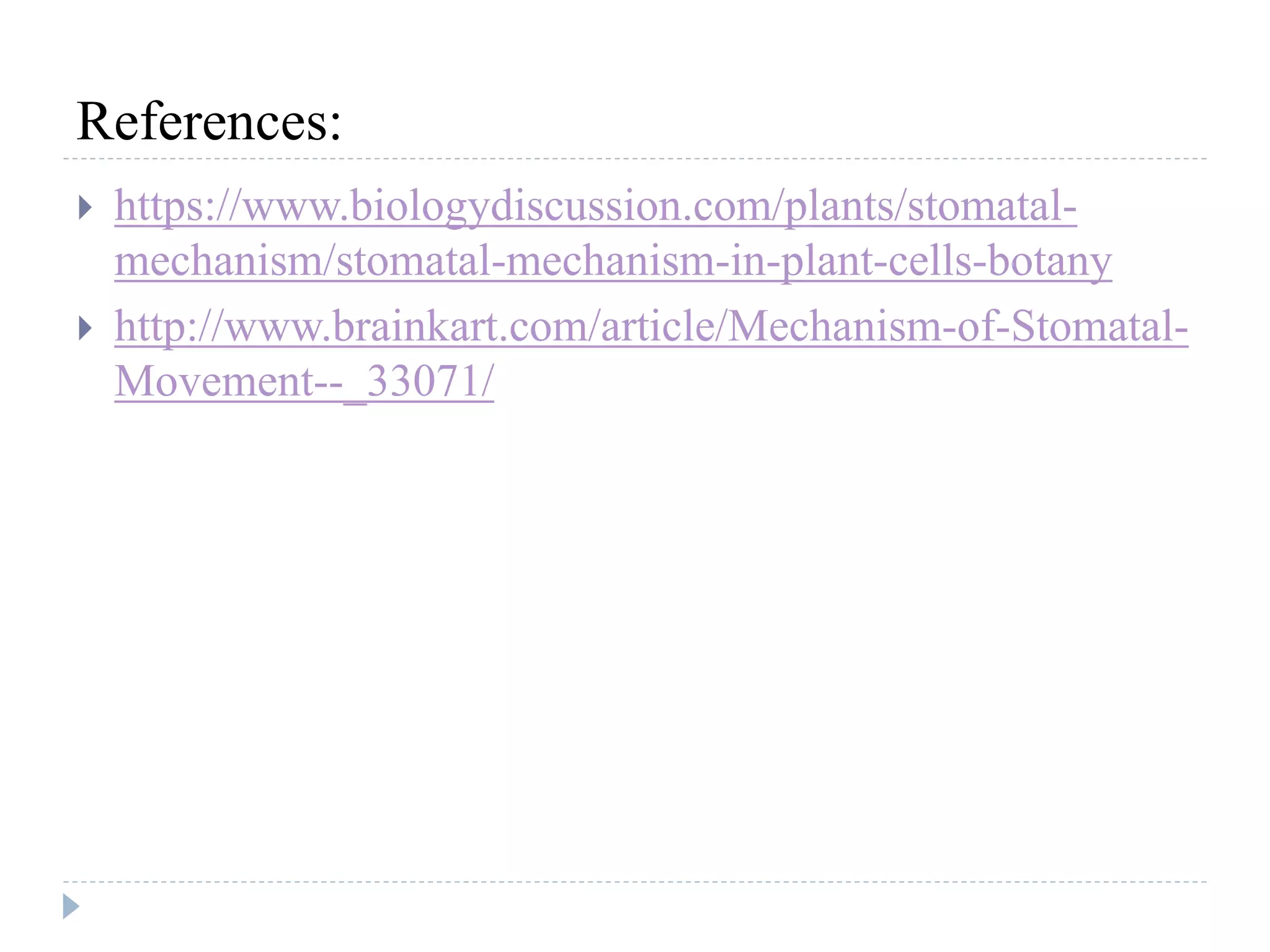 Mechanism of stomatal regulation | PPTX