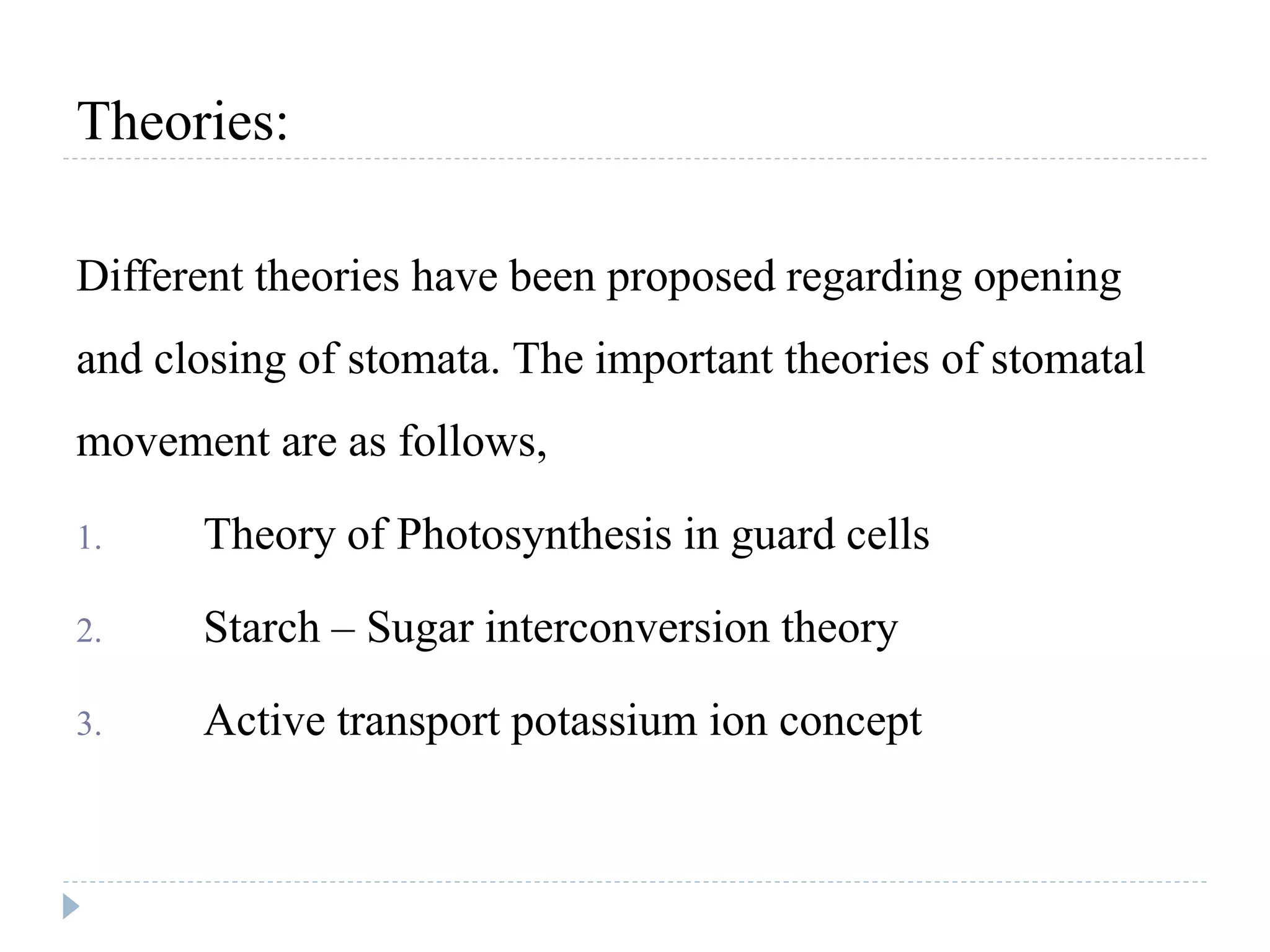Mechanism of stomatal regulation | PPTX