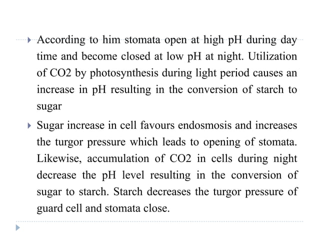 Mechanism of stomatal regulation | PPTX