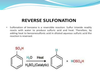 Mechanism of sulphonation 1 | PPTX