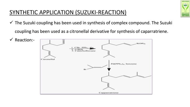 Mechanism of suzuki-shapiro reaction and its synthetic approach ...
