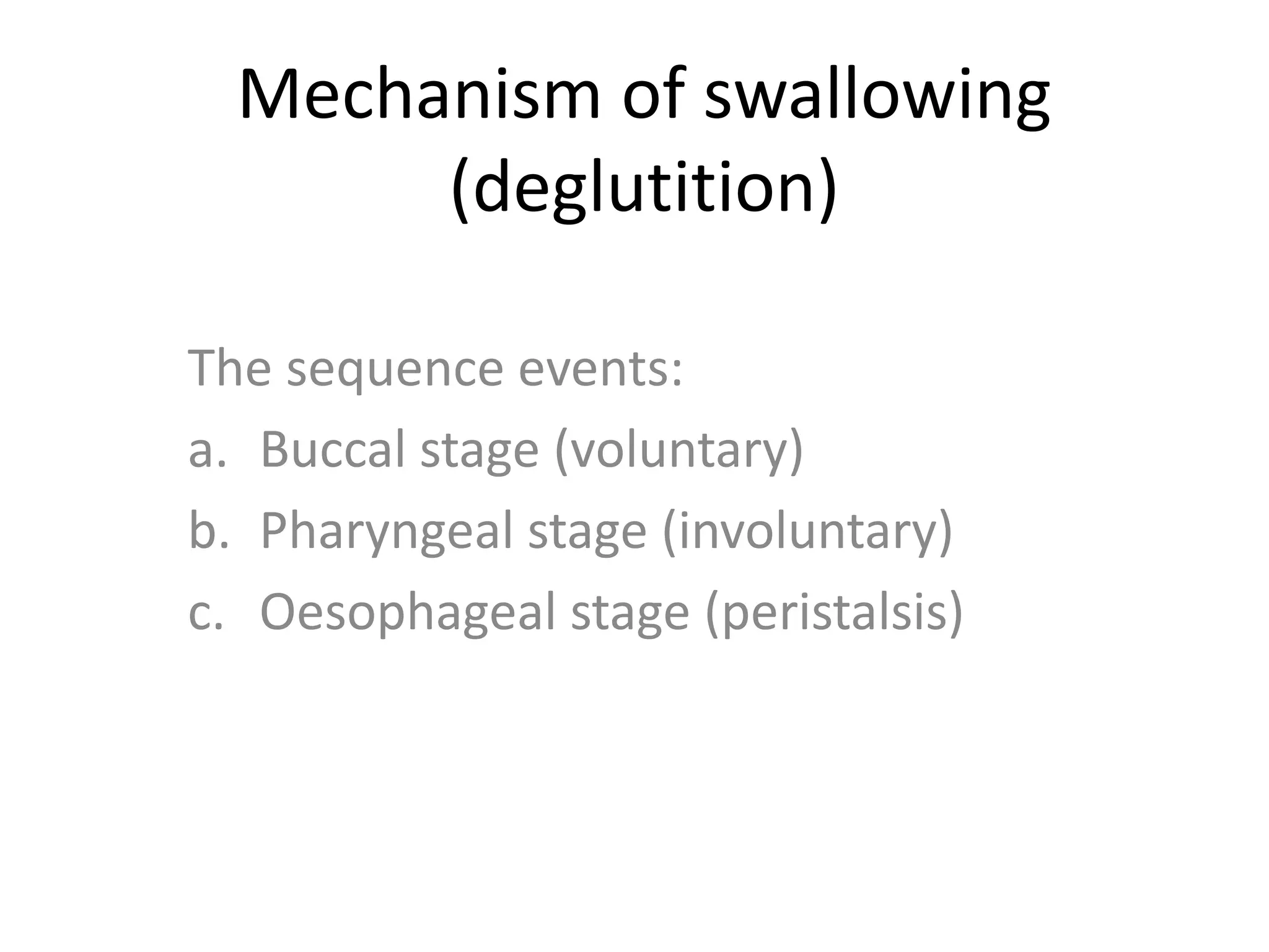 Mechanism of swallowing | PPTX