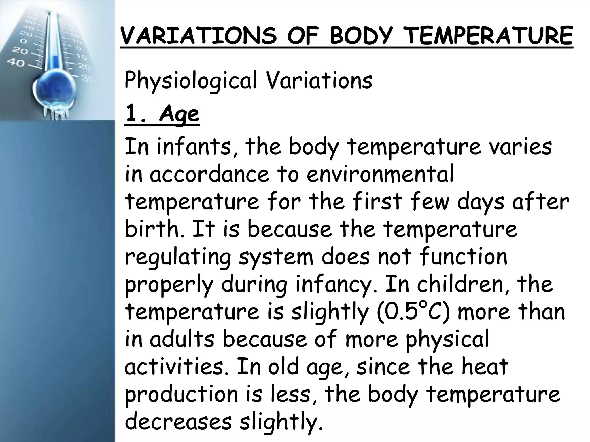Mechanism of temperature regulation | PPTX