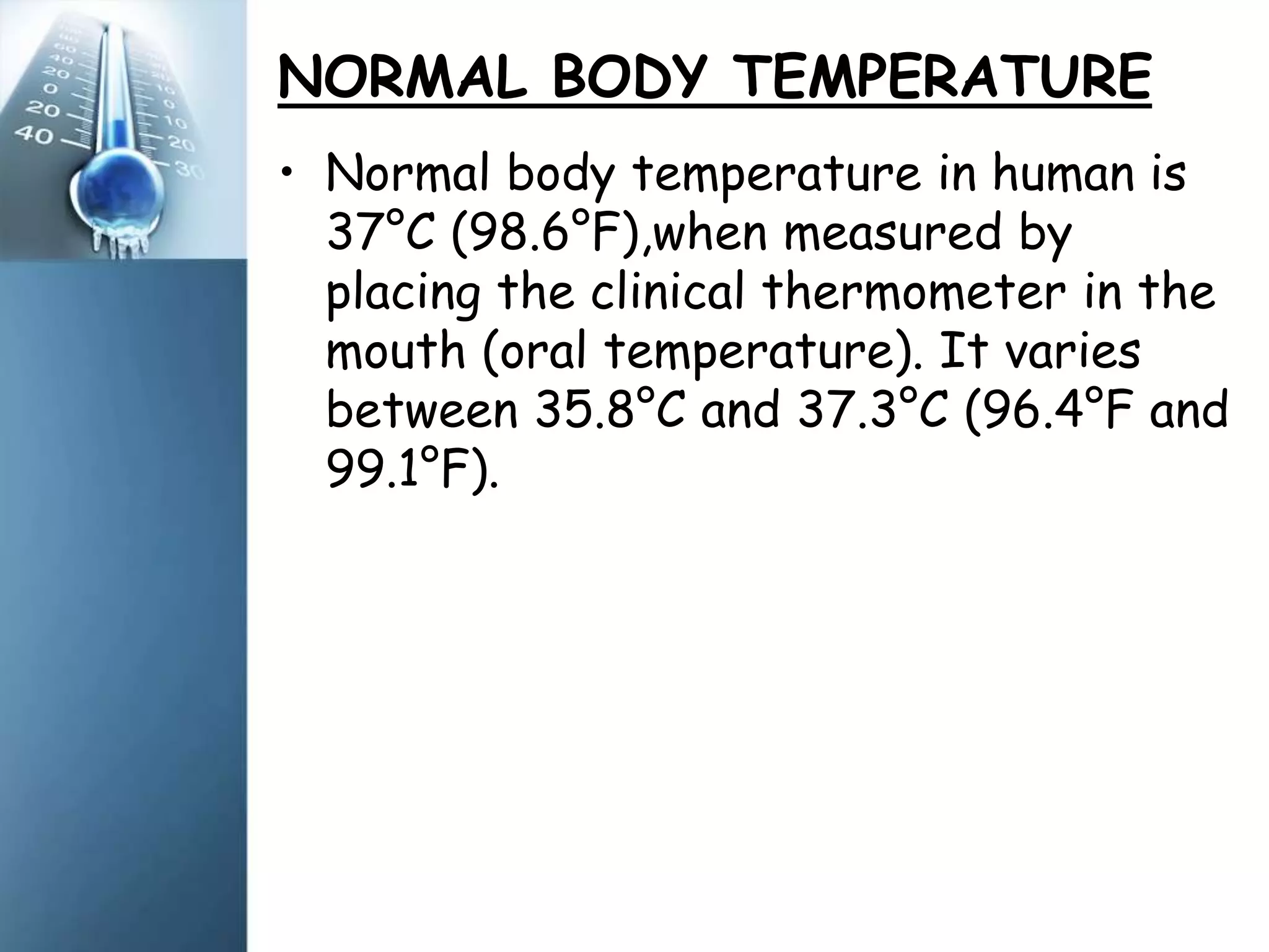 Mechanism of temperature regulation | PPTX