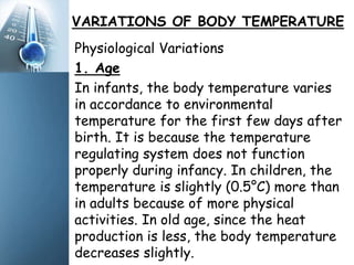 Mechanism of temperature regulation | PPTX