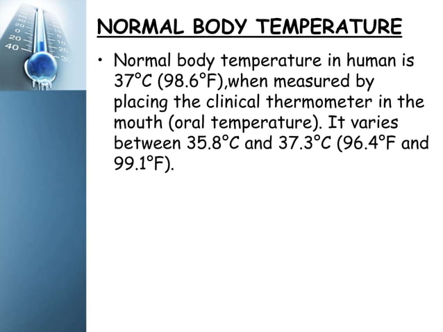 Mechanism of temperature regulation | PPTX