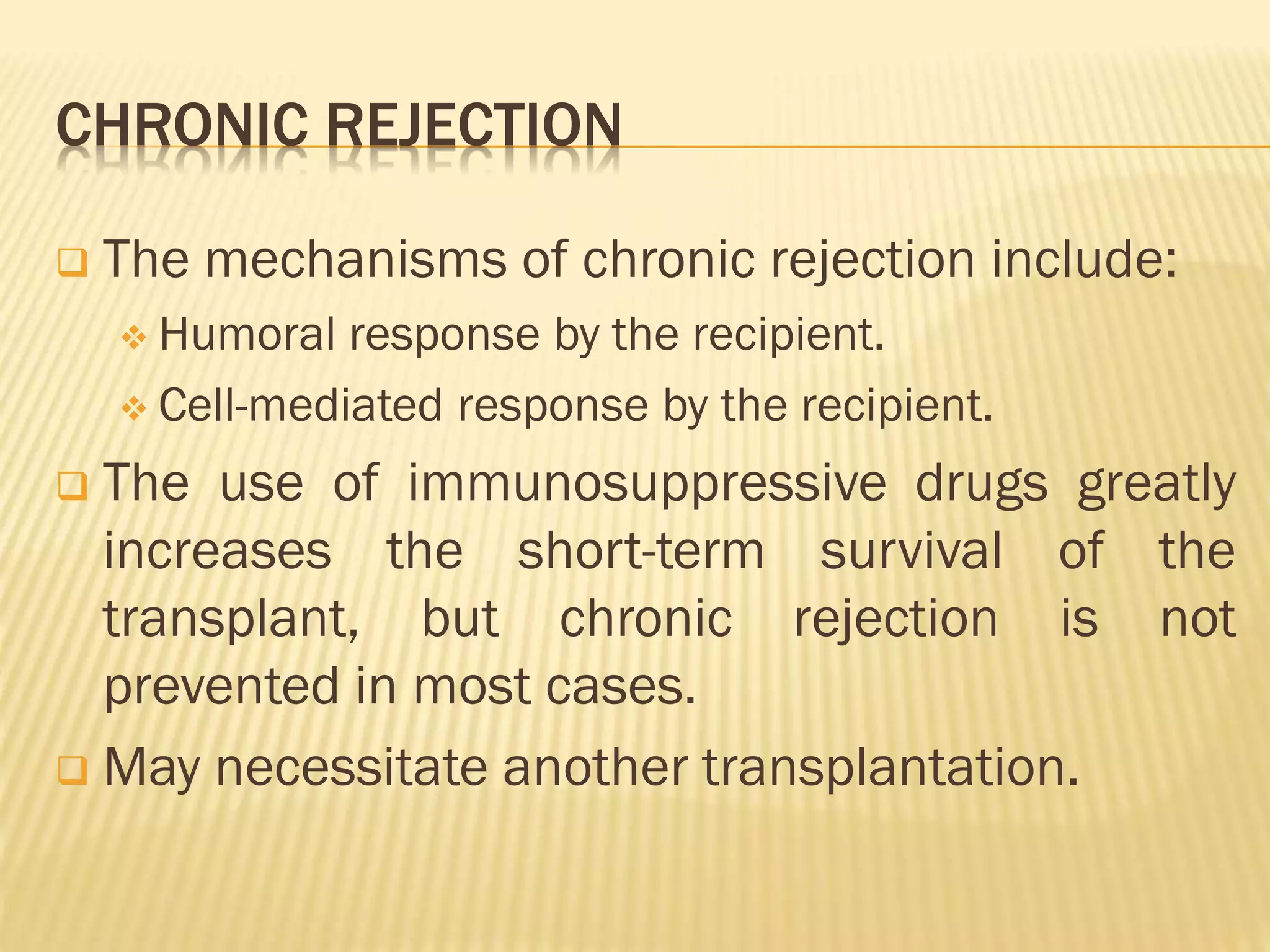 Mechanism of tissue graft rejection | PPTX