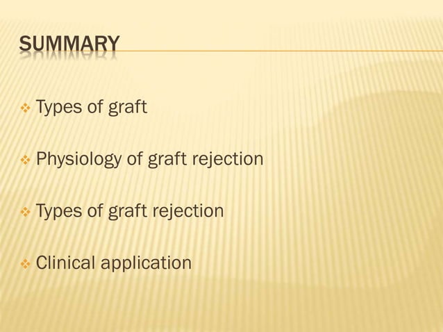 Mechanism of tissue graft rejection | PPTX | Infectious Diseases ...