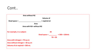 MECHANISM OF VENTILATION IN RESPIRATORY PHYSIOLOGY | PPT