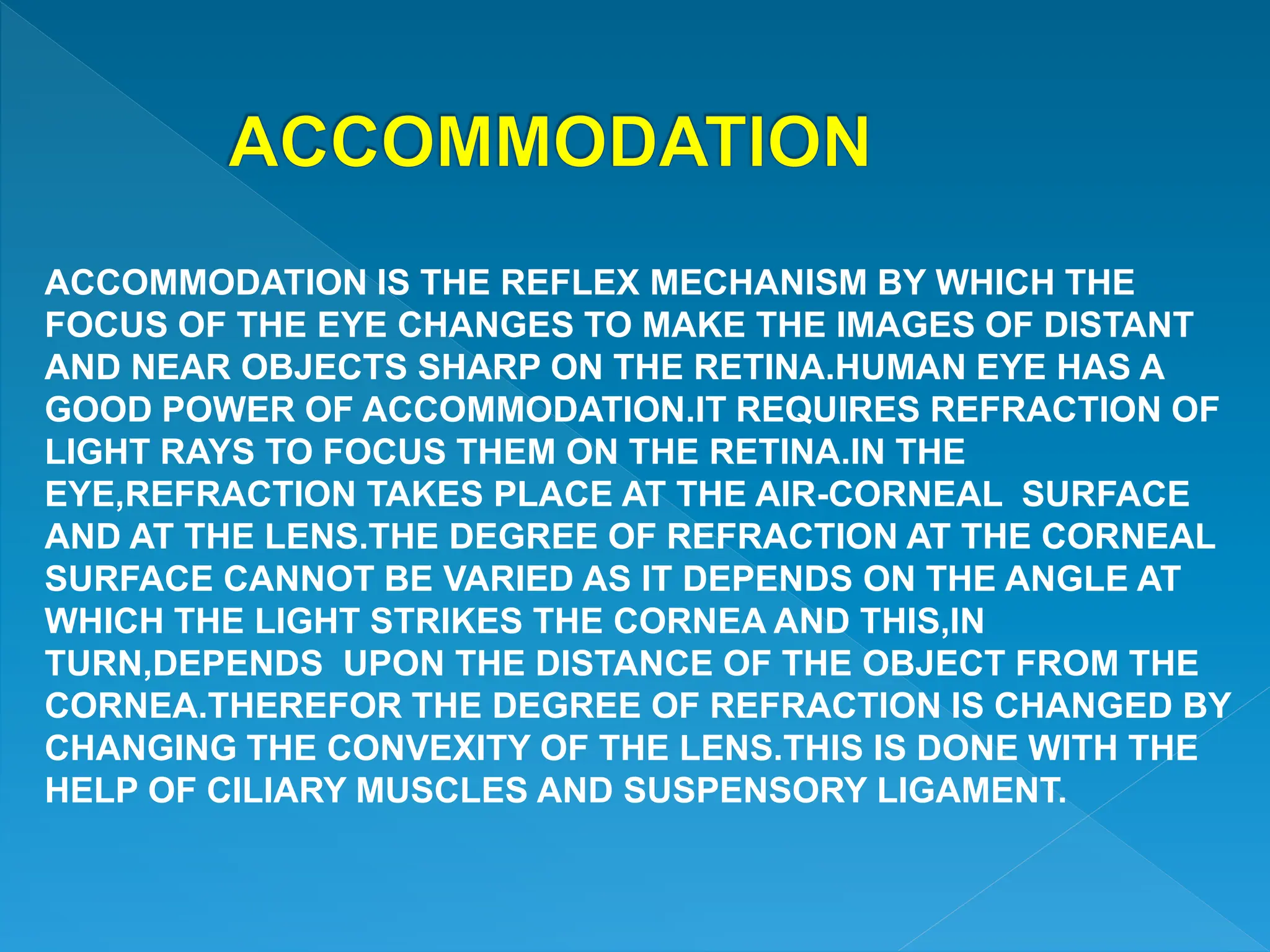 Mechanism of Vision in Human Beings with Diagram | PPTX | Eye and ...