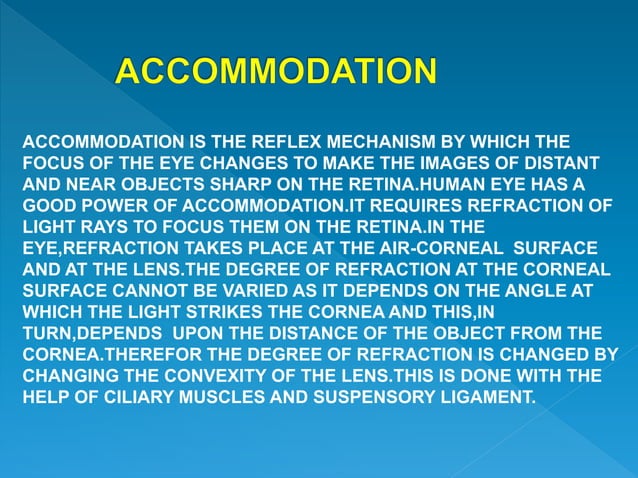 Mechanism of Vision in Human Beings with Diagram | PPTX | Eye and ...