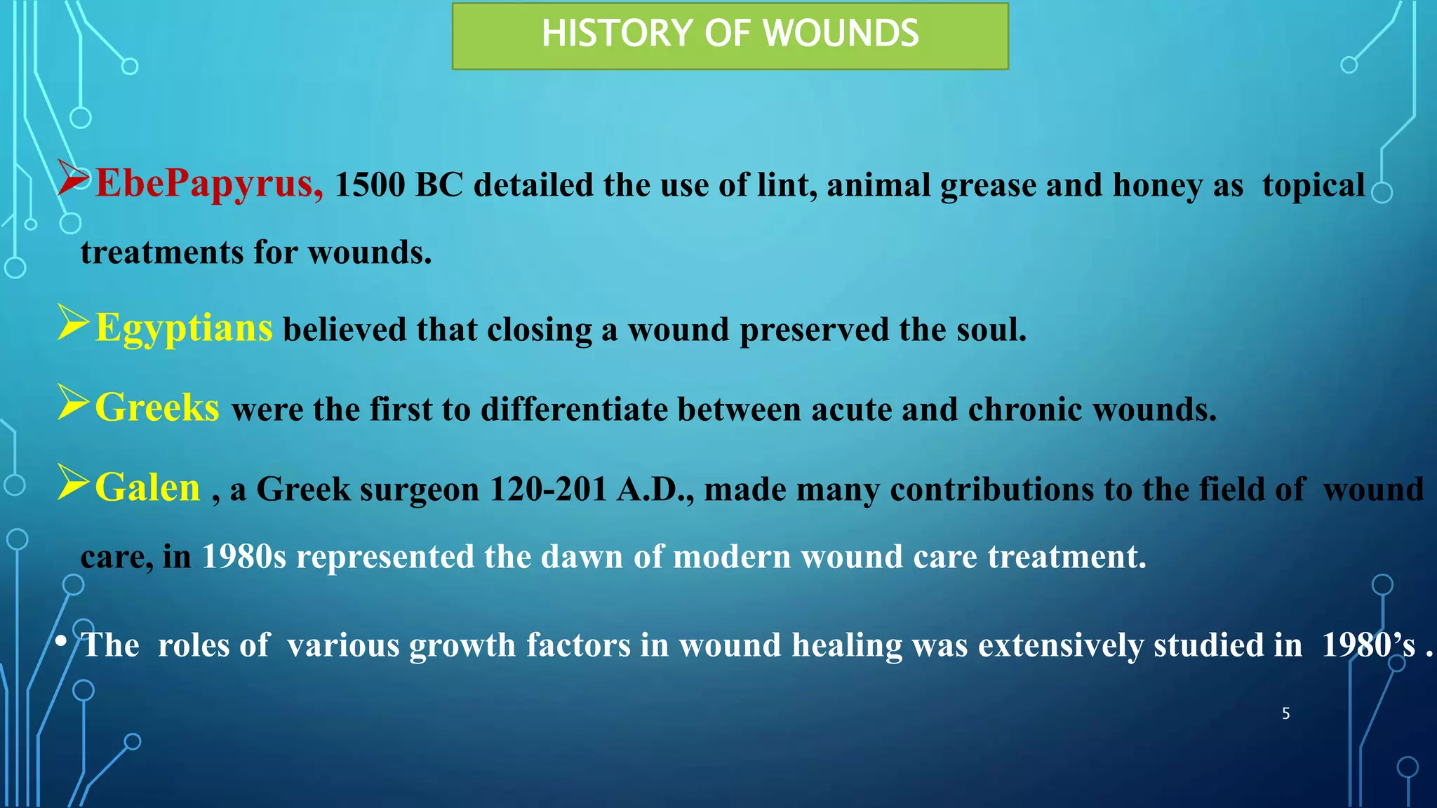 Mechanism of wound healing ppt | PPTX