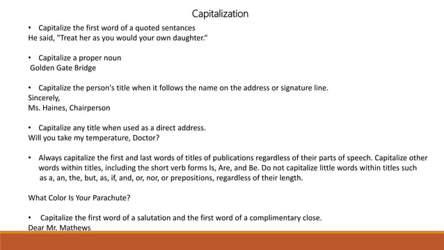 Mechanics of writing | PPTX