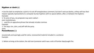 Mechanics of writing | PPTX