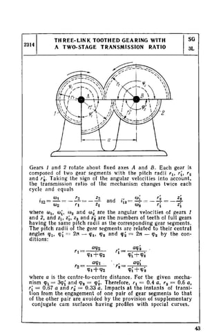 Mechanisms in Modern Engineering Design, Volume 3 Gear Mechanisms | PDF