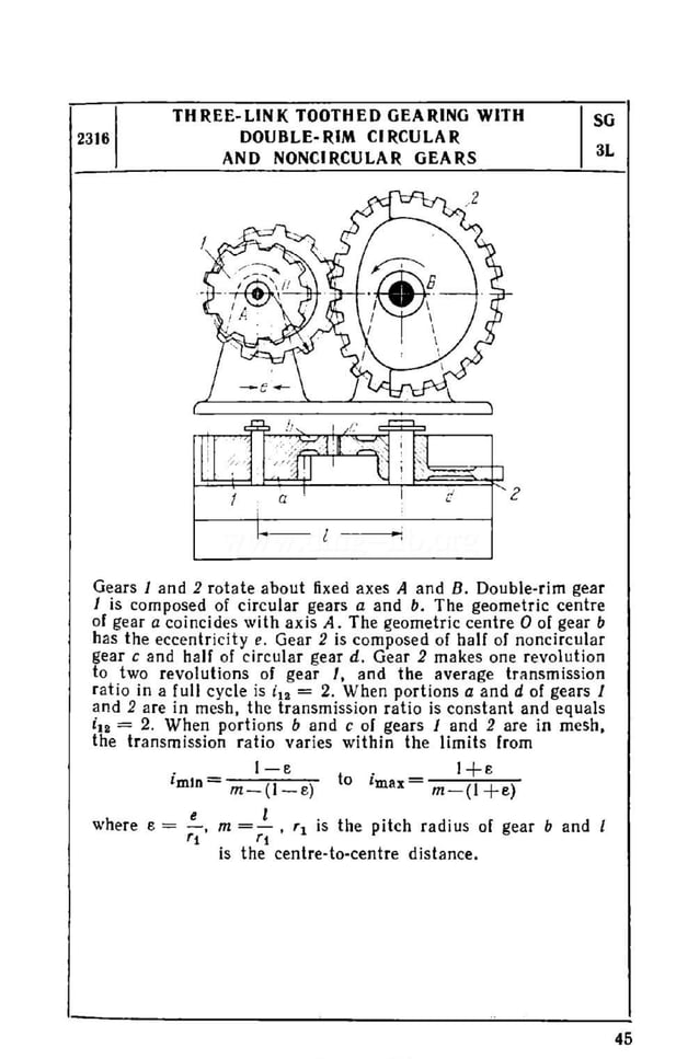 Mechanisms in Modern Engineering Design, Volume 3 Gear Mechanisms | PDF ...